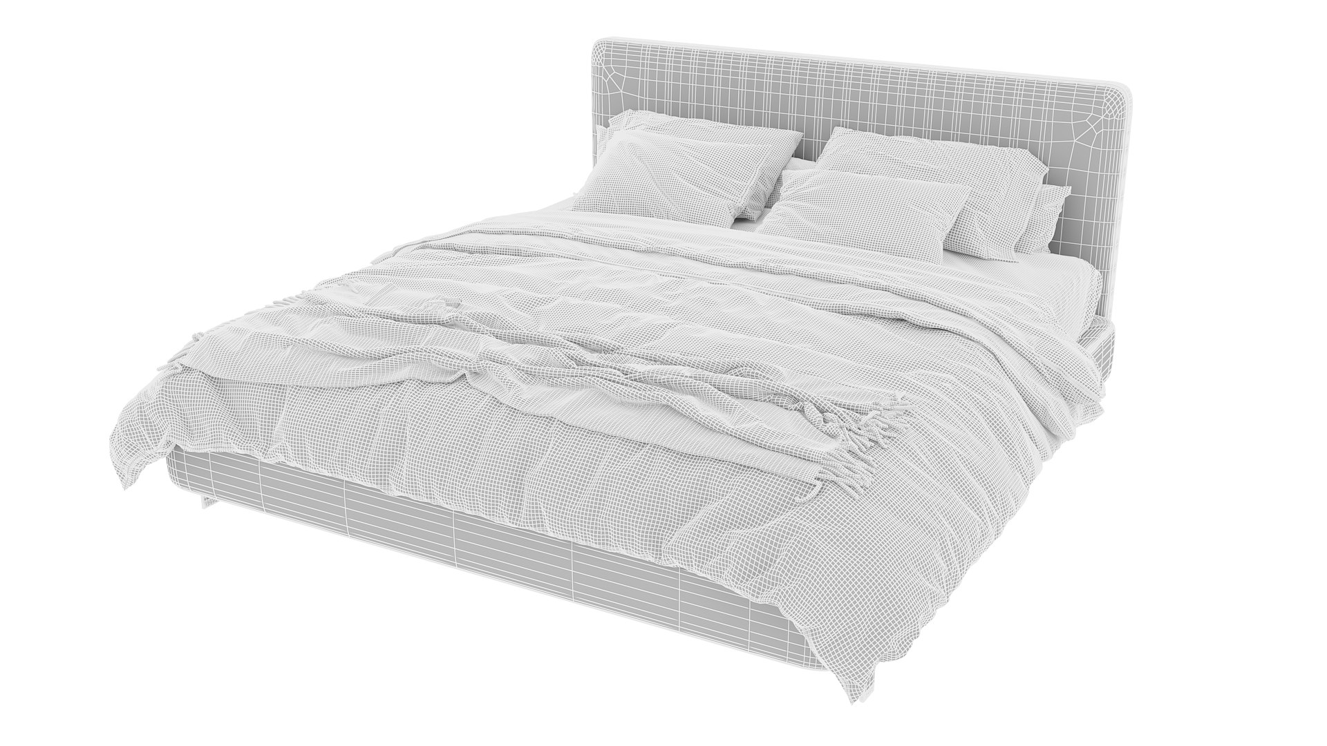 Bed 3D Model - TurboSquid 2153519