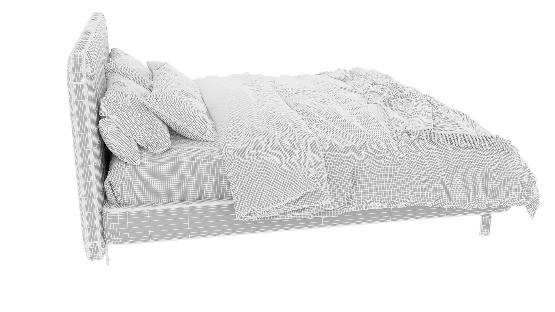 Bed 3D Model - TurboSquid 2153519