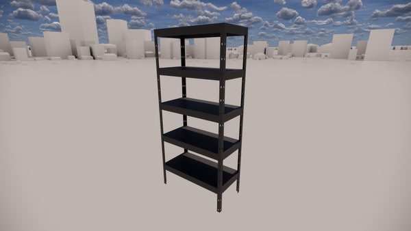 3D parametric slotted angle rack - TurboSquid 1558367