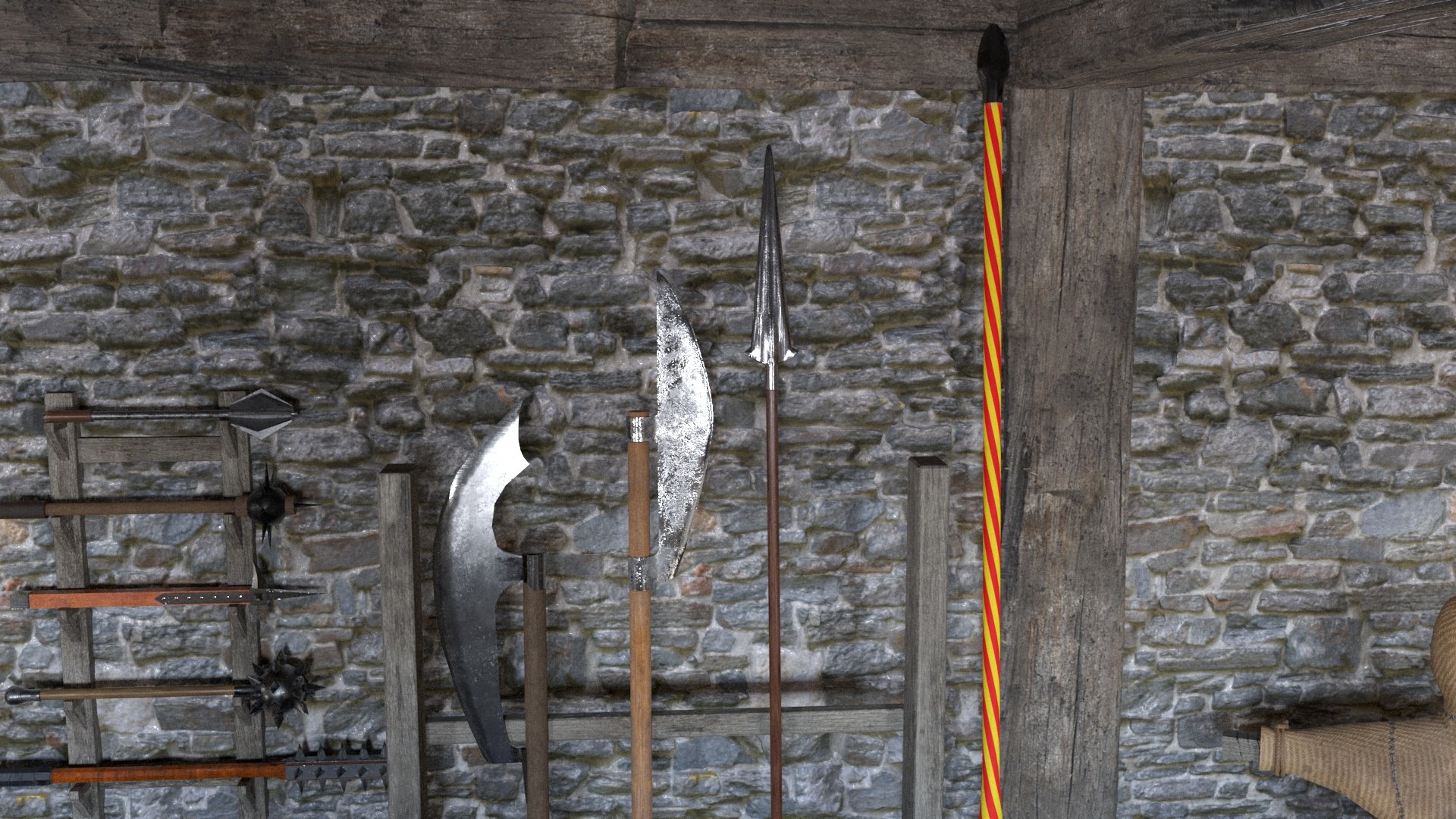 Medieval Armory And Smithy Building 3D Model - TurboSquid 2030756