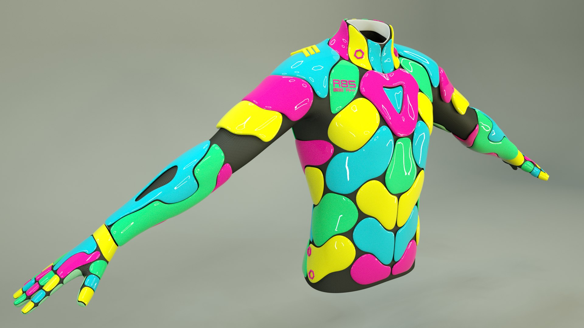 3D Male Futuristic Sci-fi Armor Model - TurboSquid 1711025