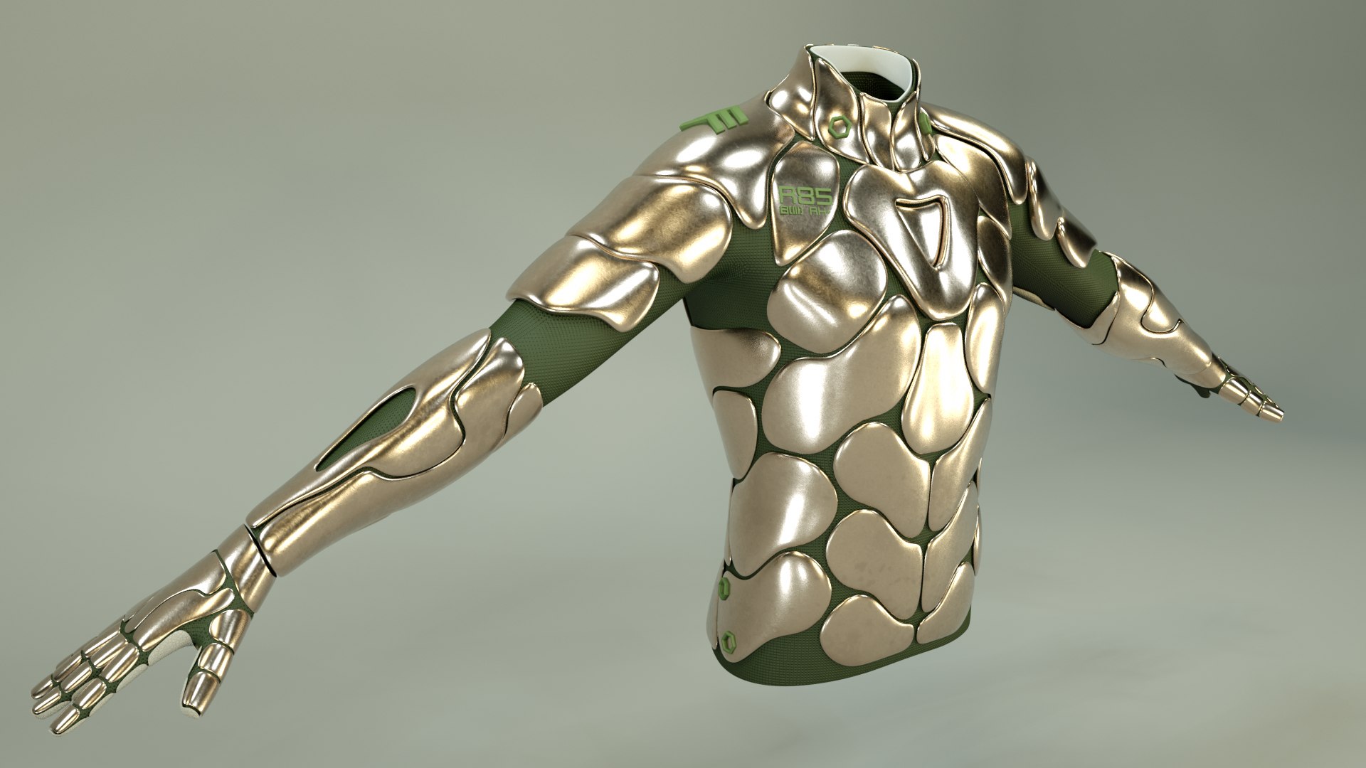 3D Male Futuristic Sci-fi Armor Model - TurboSquid 1711025