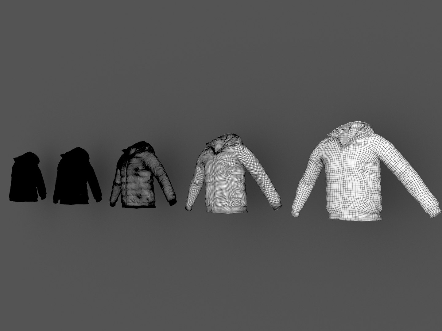 3D Snowboard Jacket Model - TurboSquid 1858593