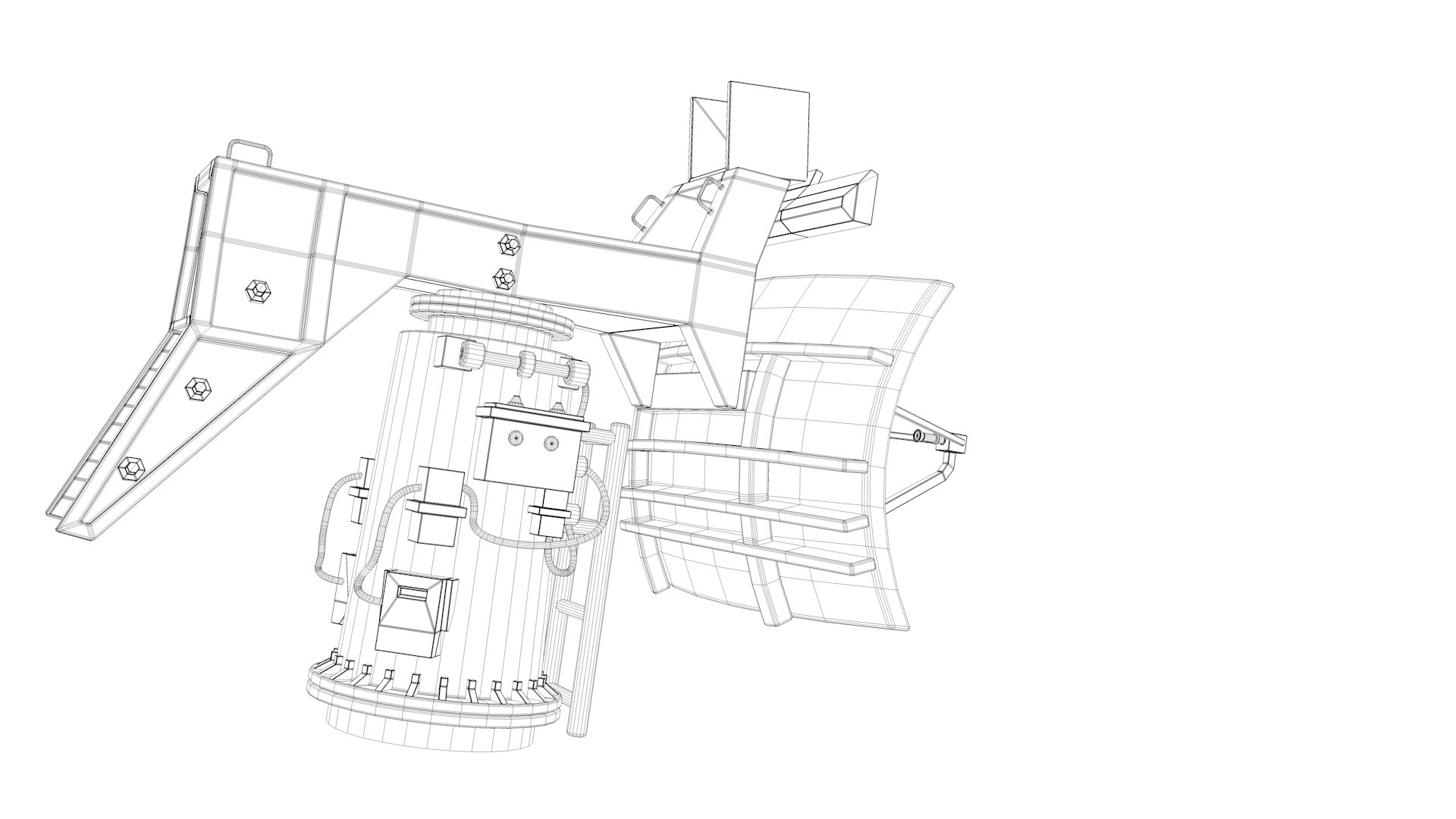 Military Ship Radar 3D Model - TurboSquid 2327044