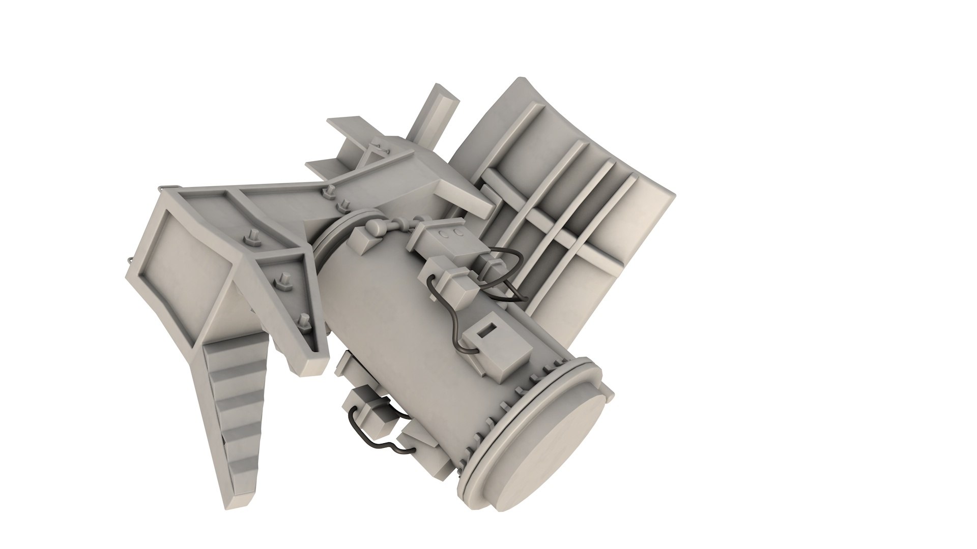 Military Ship Radar 3D Model - TurboSquid 2327044