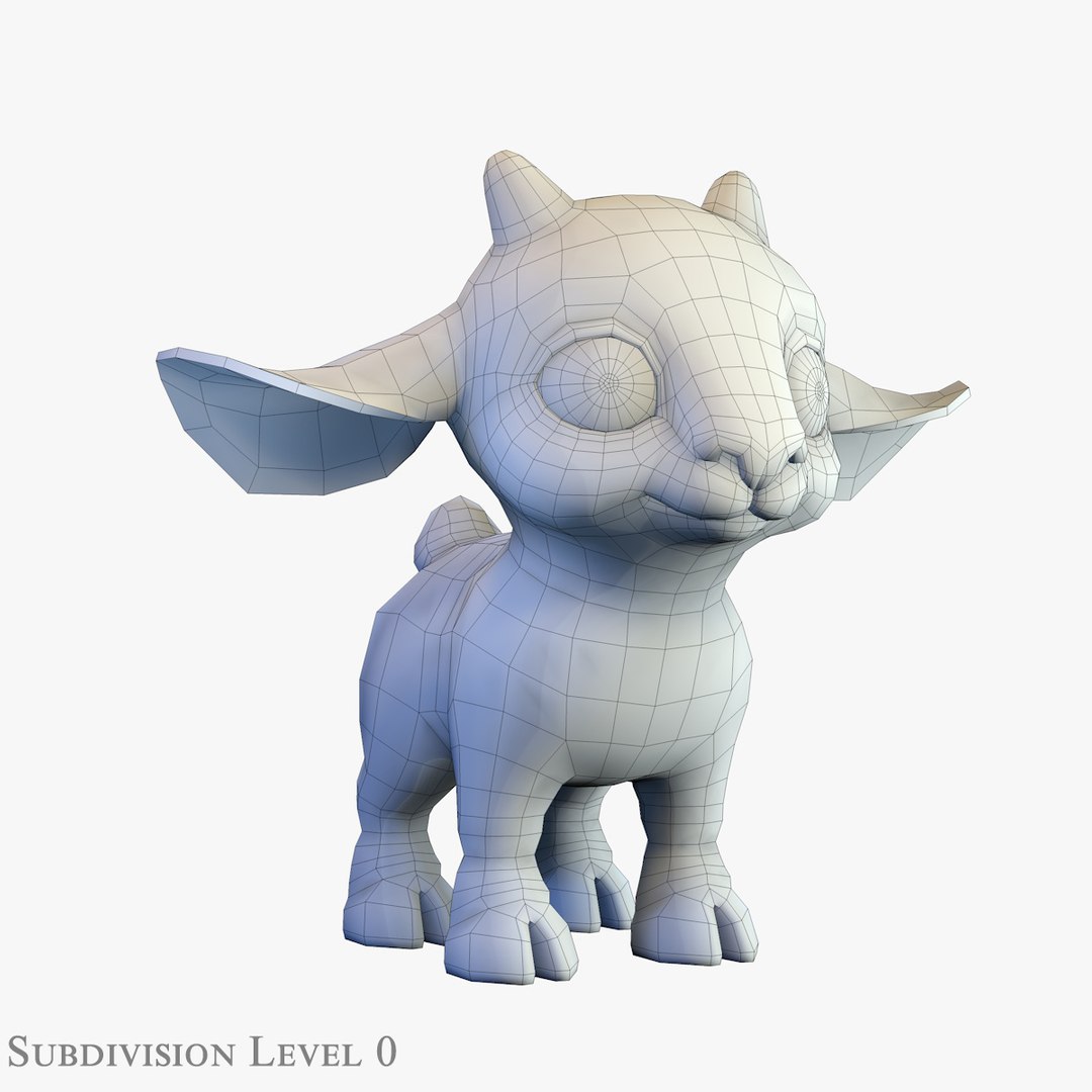3d Cute Cartoon Goat