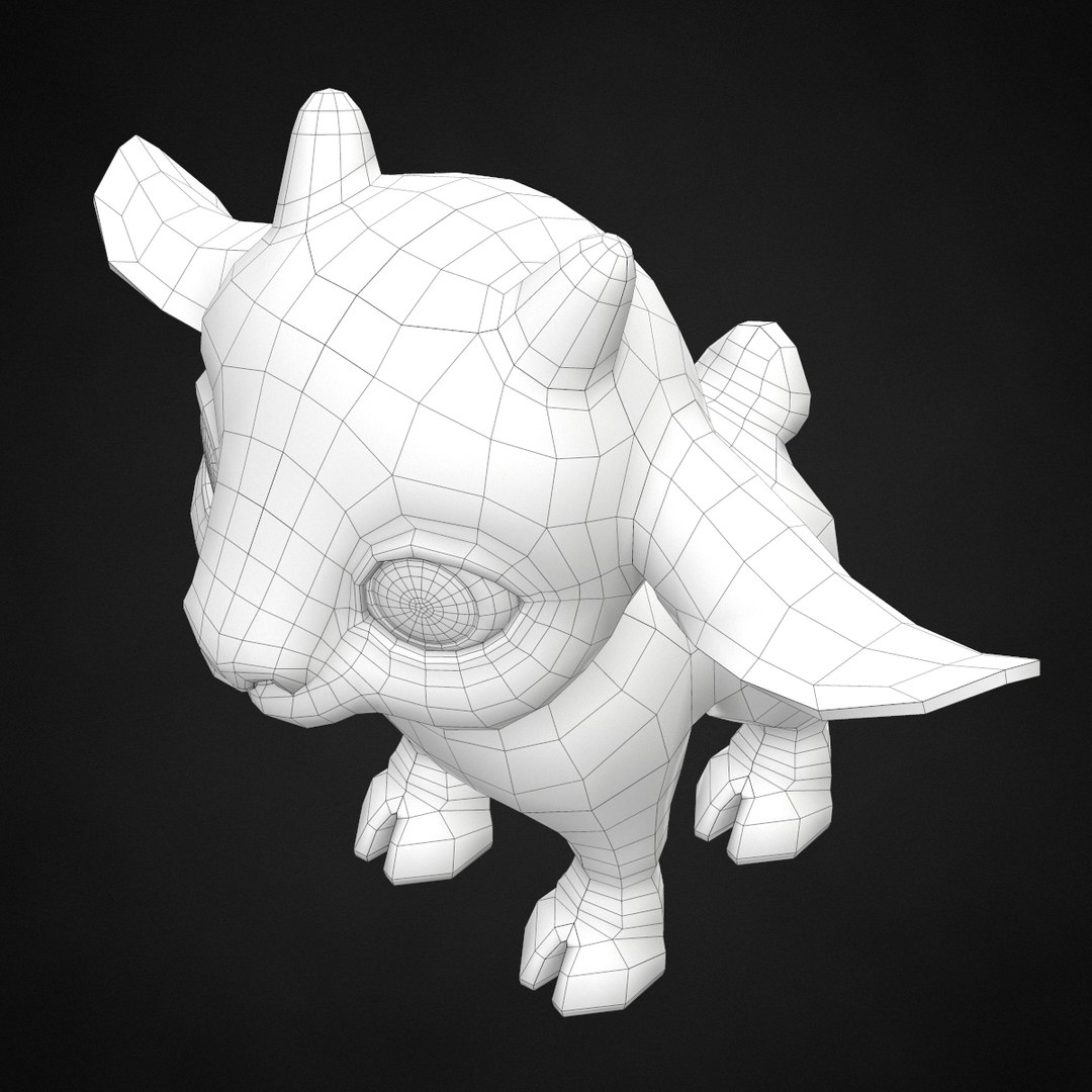 3d Cute Cartoon Goat