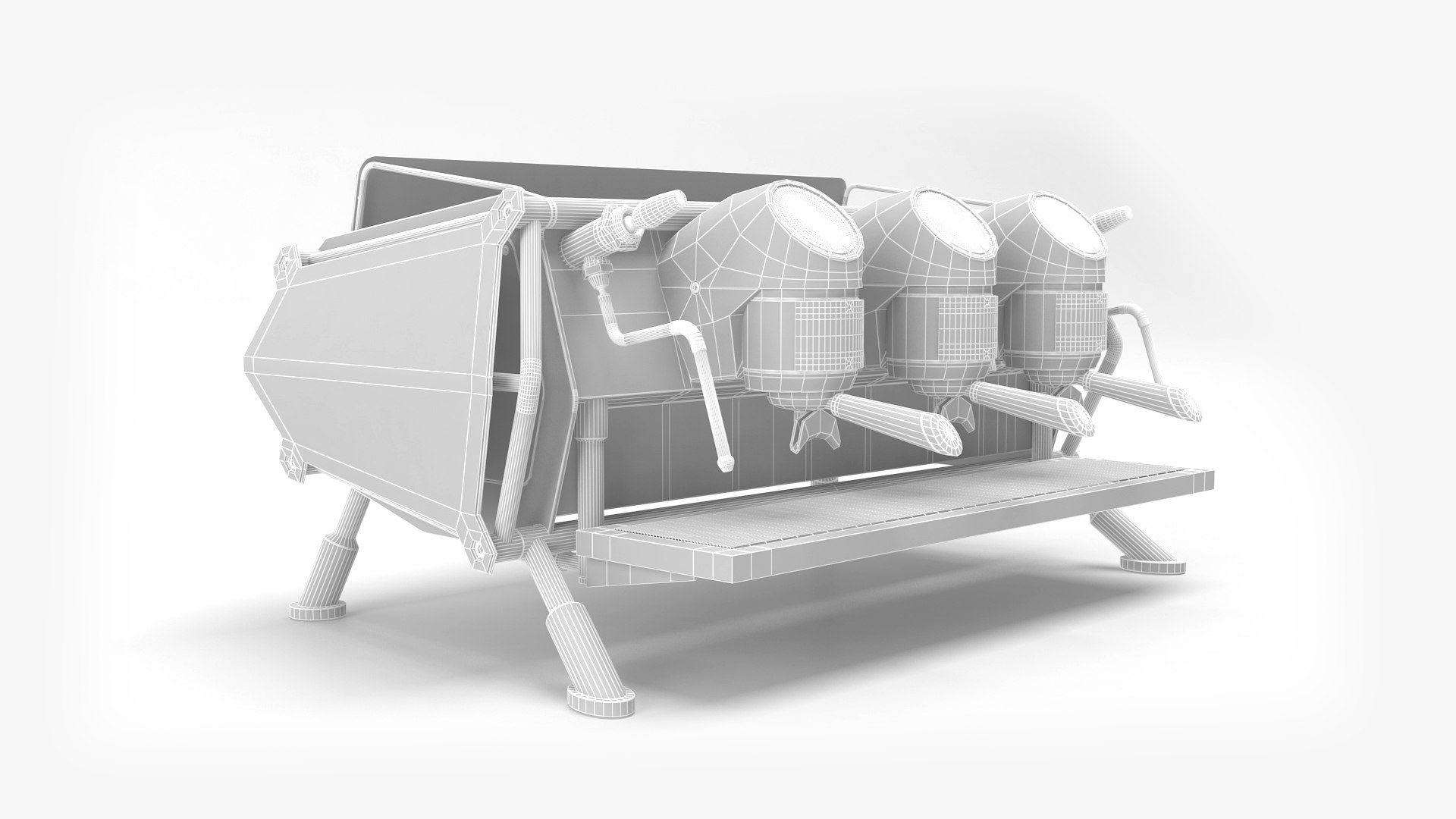 3D Sanremo Coffeemachine Model - TurboSquid 1417961
