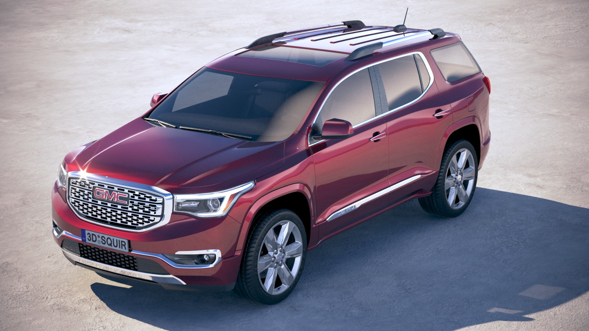 Gmc Acadia 2017 3D Model - TurboSquid 1230458