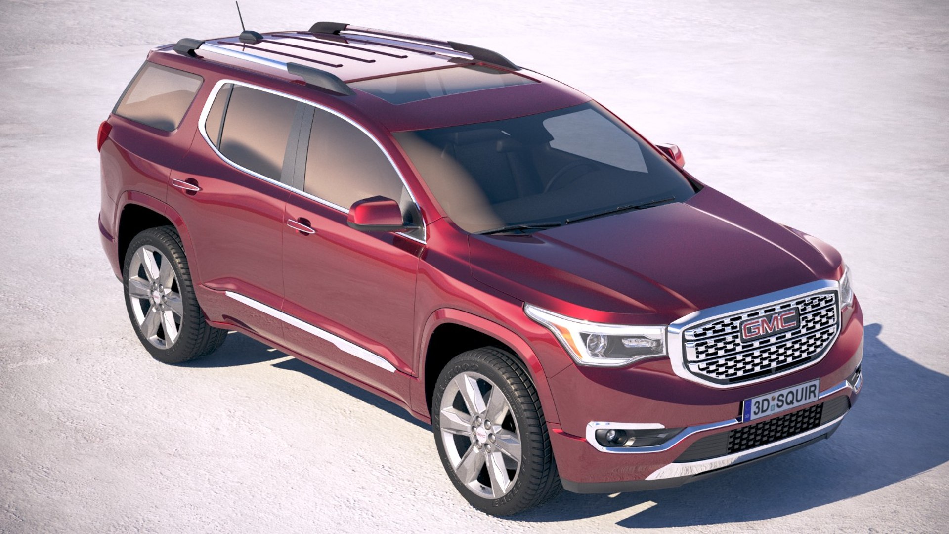 Gmc Acadia 2017 3D Model - TurboSquid 1230458