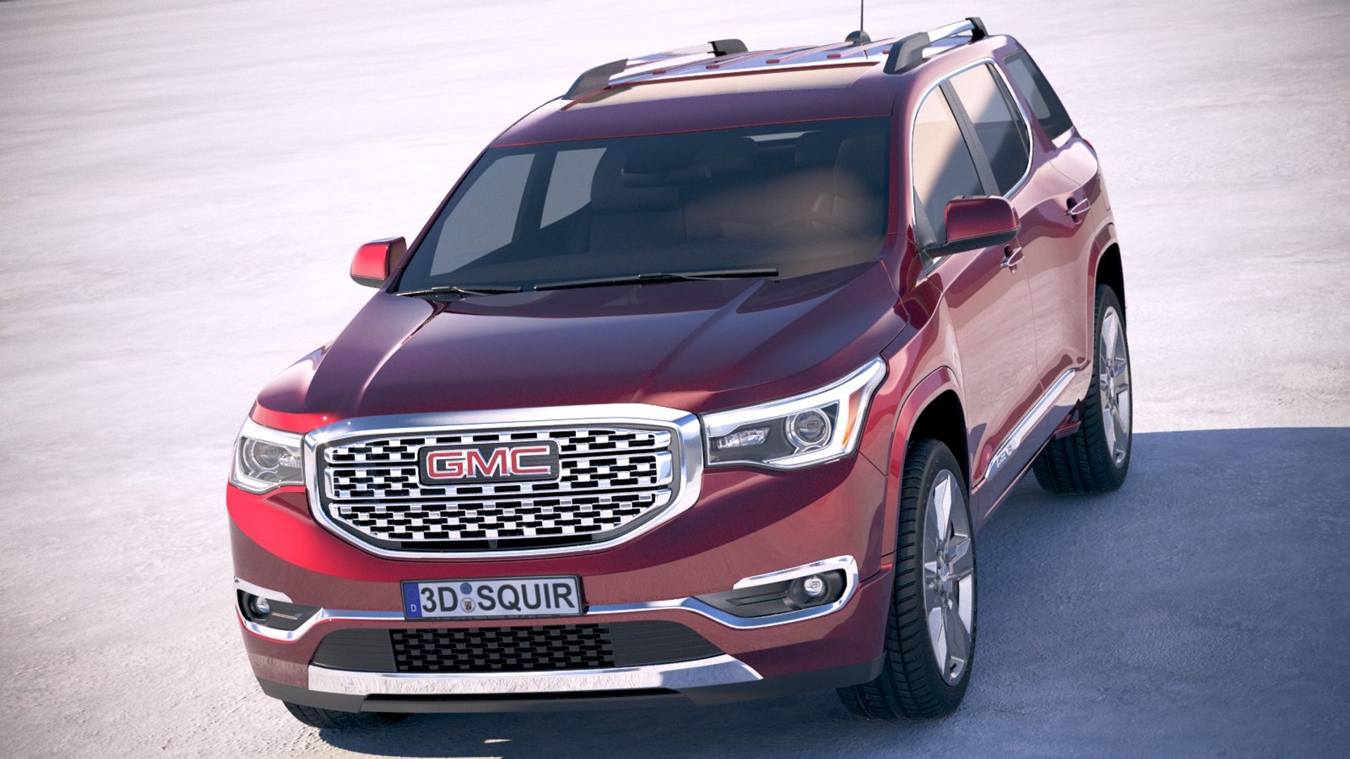 Gmc Acadia 2017 3D Model - TurboSquid 1230458