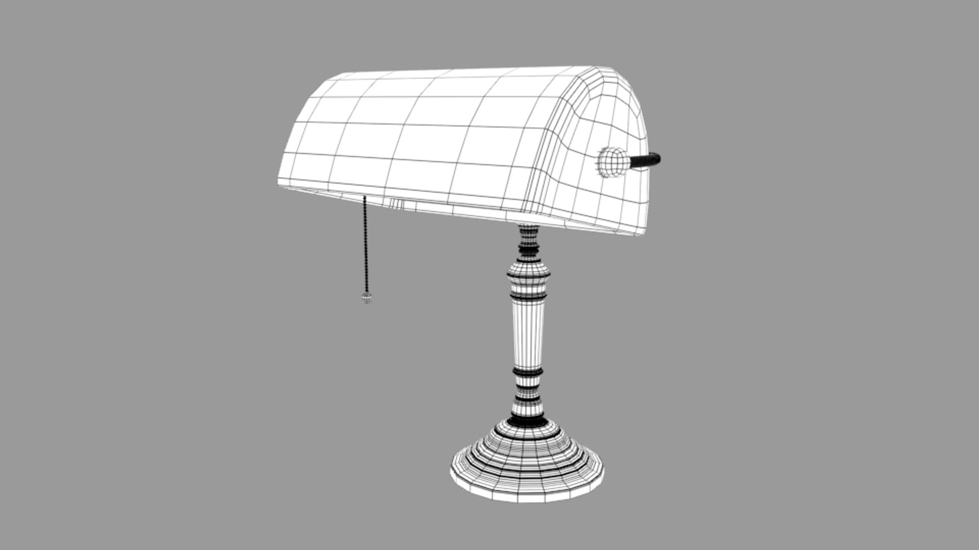 3D Bankers Lamp Model - TurboSquid 1600201