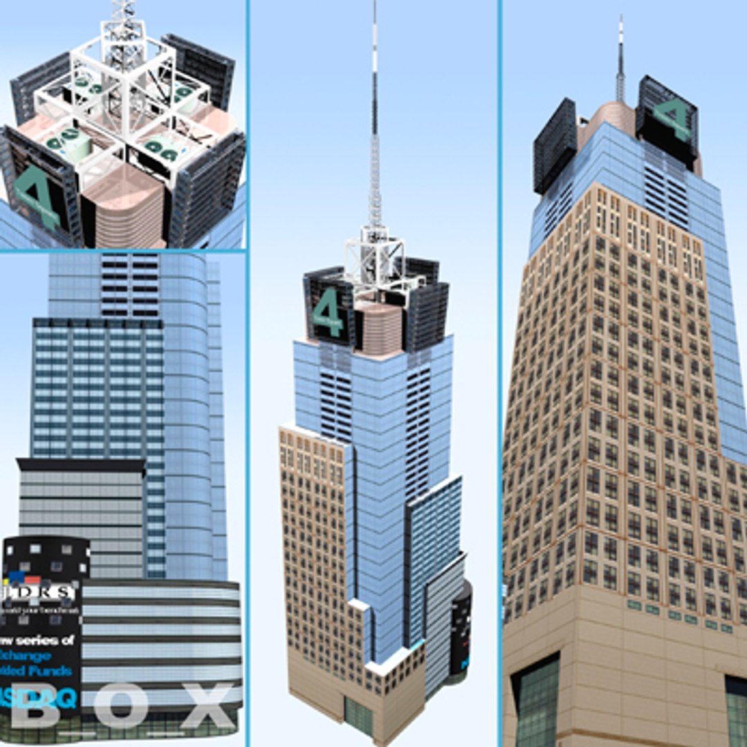 Conde Nast Building City 3d Model