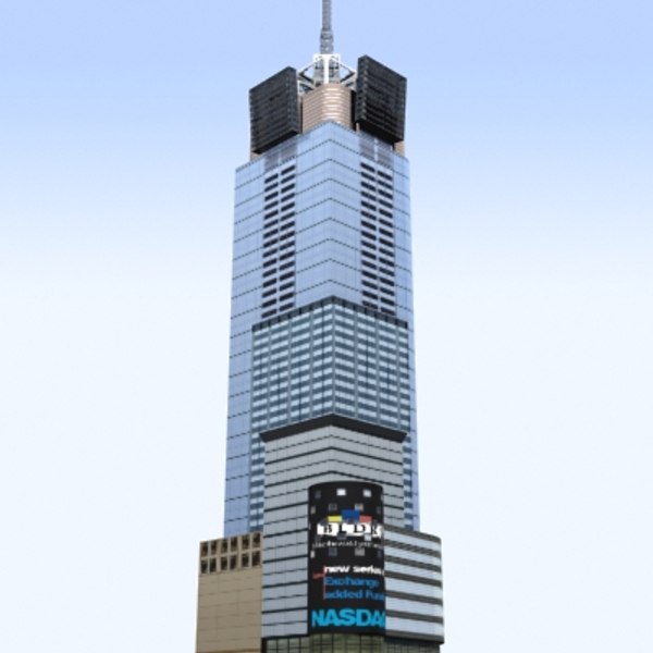 conde nast building city 3d model