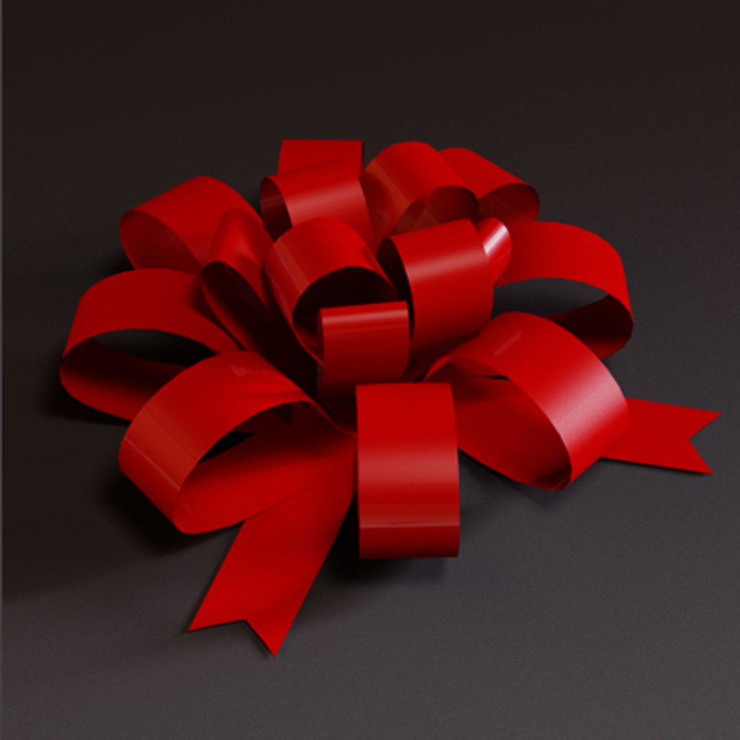 Ribbon Bow 3d Model