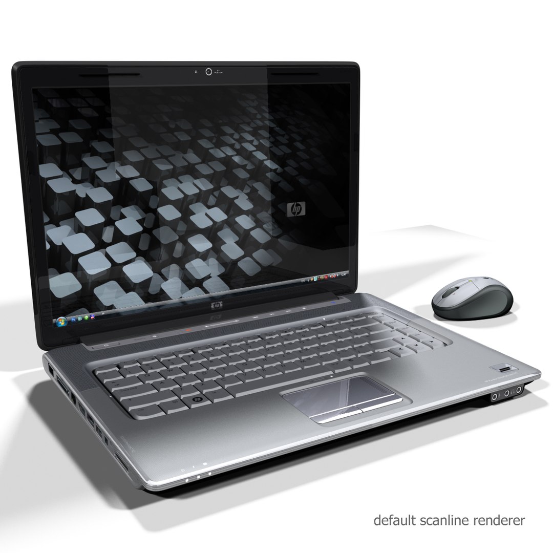 3d Hp Mouse Laptop