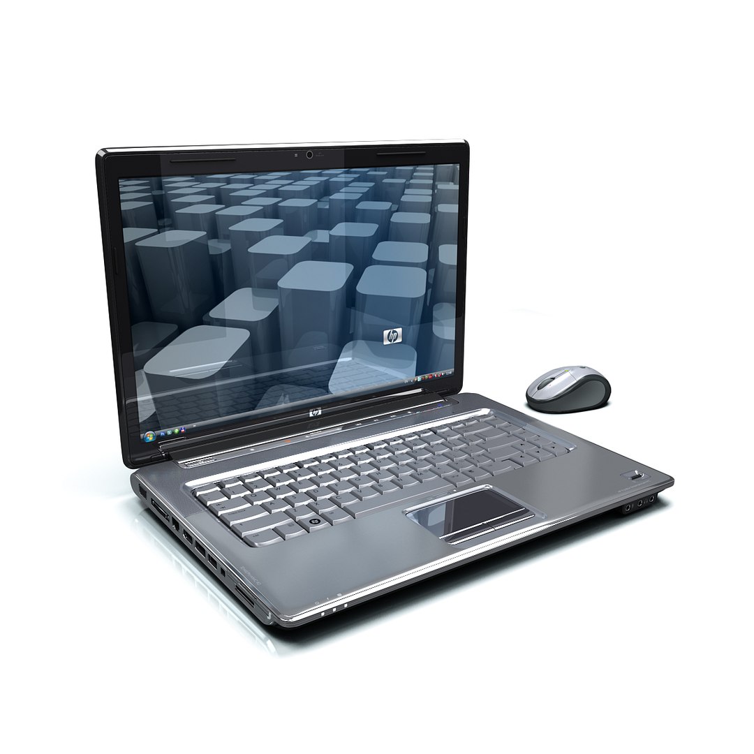 3d Hp Mouse Laptop