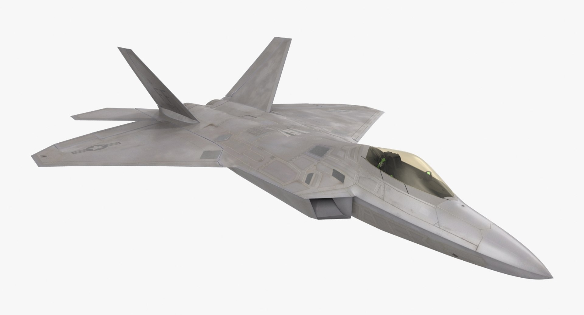 f-22 raptor 3d model