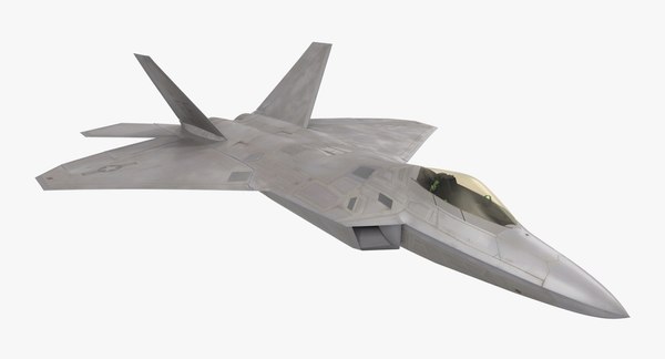 f-22 raptor 3d model