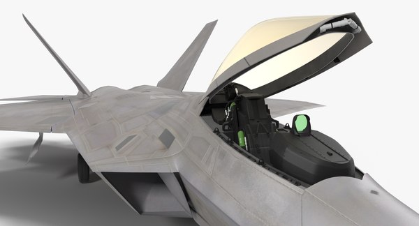 f-22 raptor 3d model