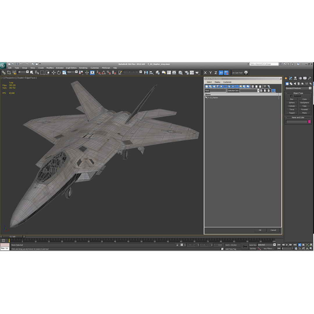 f-22 raptor 3d model