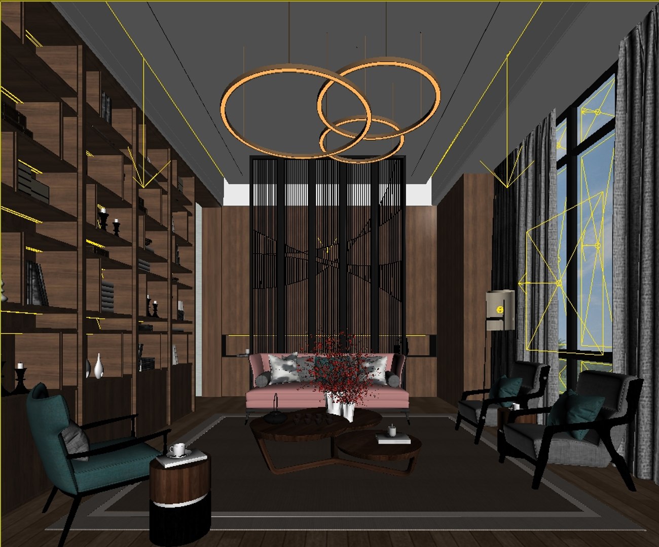 3D Model Study Room - TurboSquid 1581661