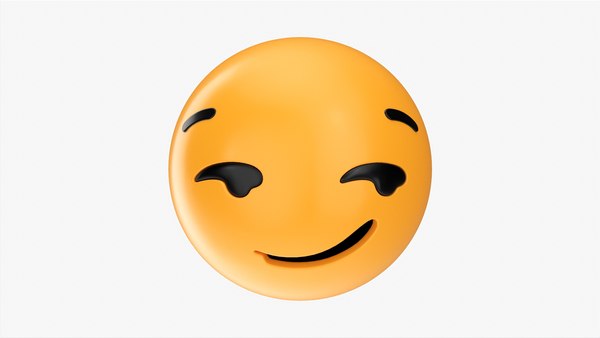 3D Emoji 014 Smirking model - TurboSquid 1817595