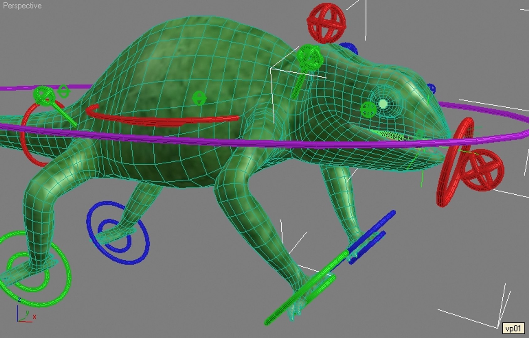 Chameleon - 3d Model