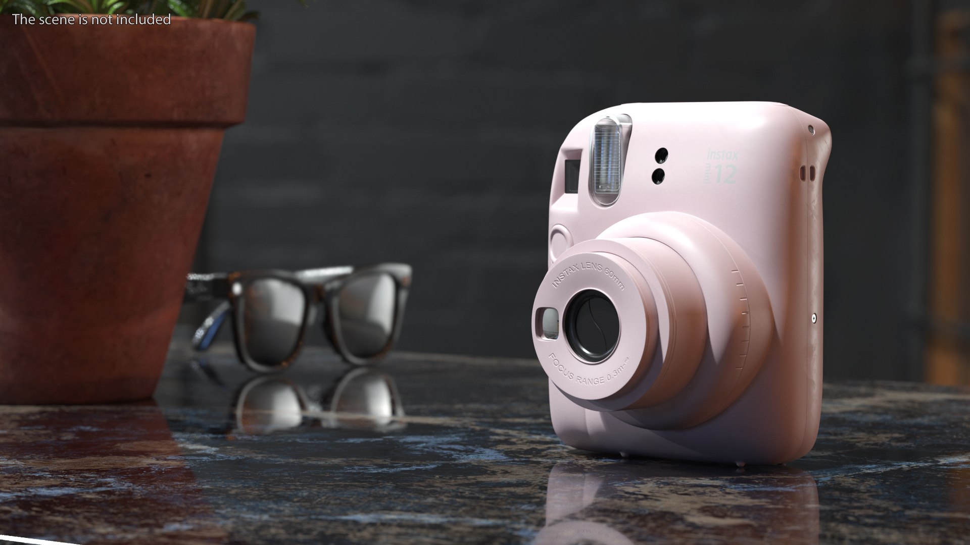 3D Fujifilm INSTAX Mini 12 Camera Blossom Pink Model - TurboSquid 2099485