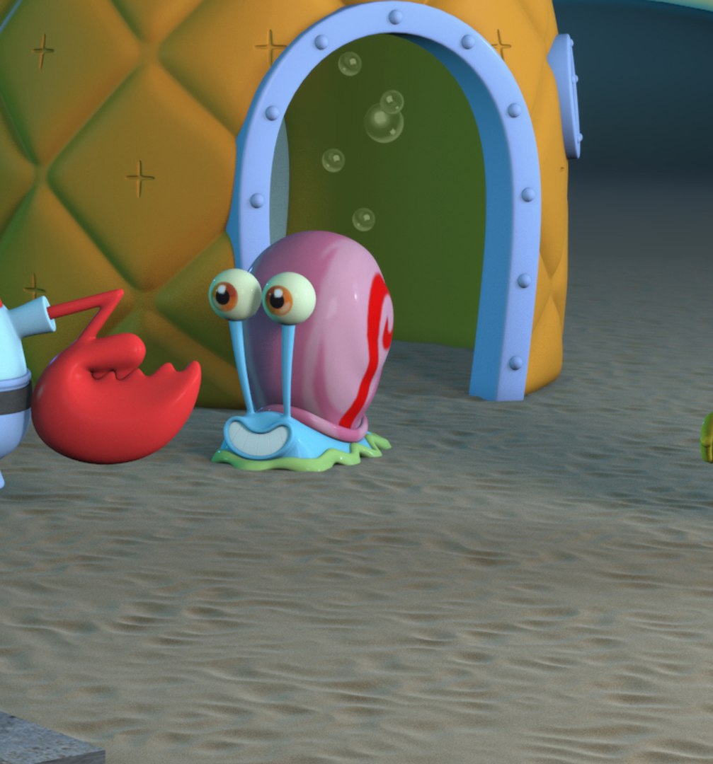 3D Character Gary Snail - TurboSquid 1202592