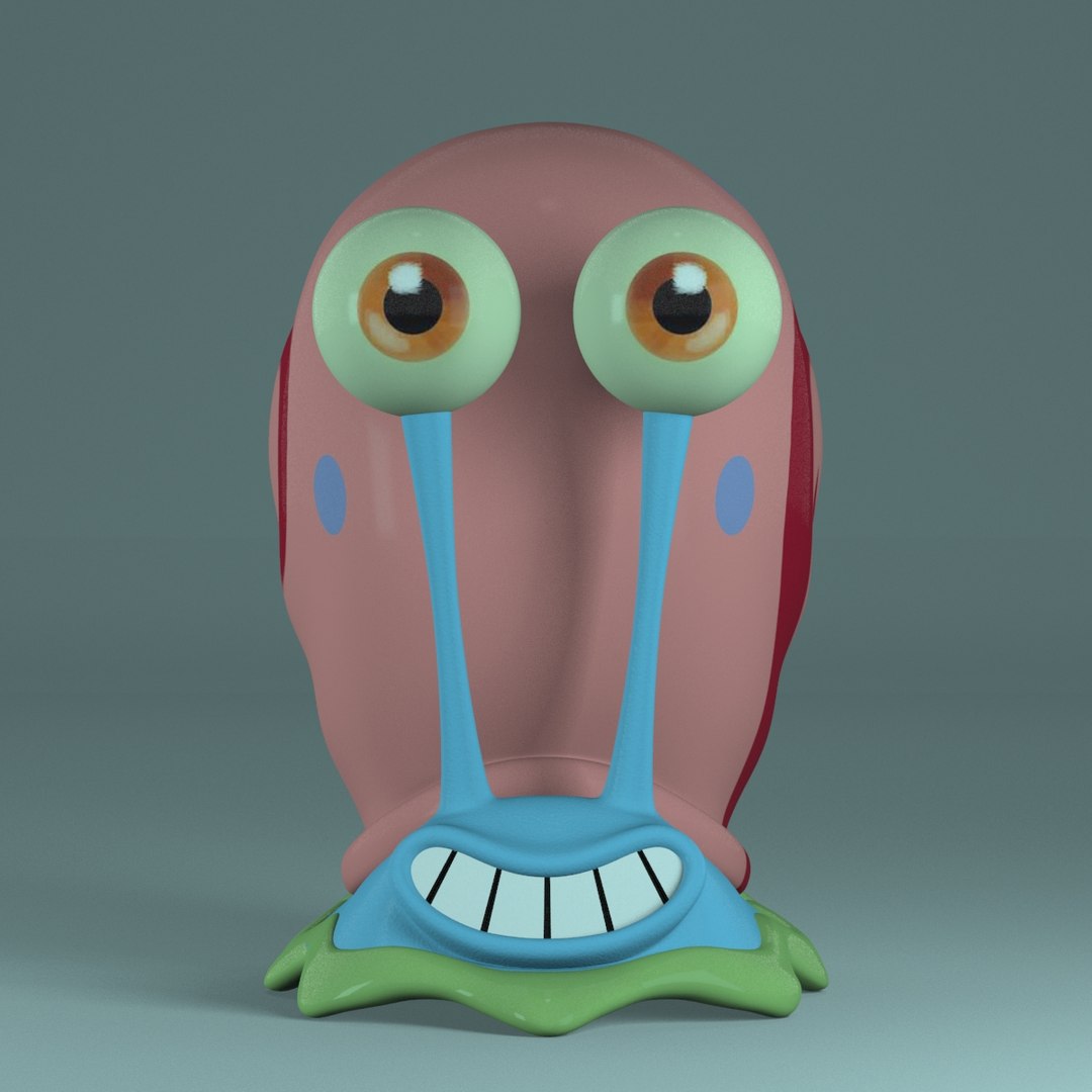 3D character gary snail - TurboSquid 1202592
