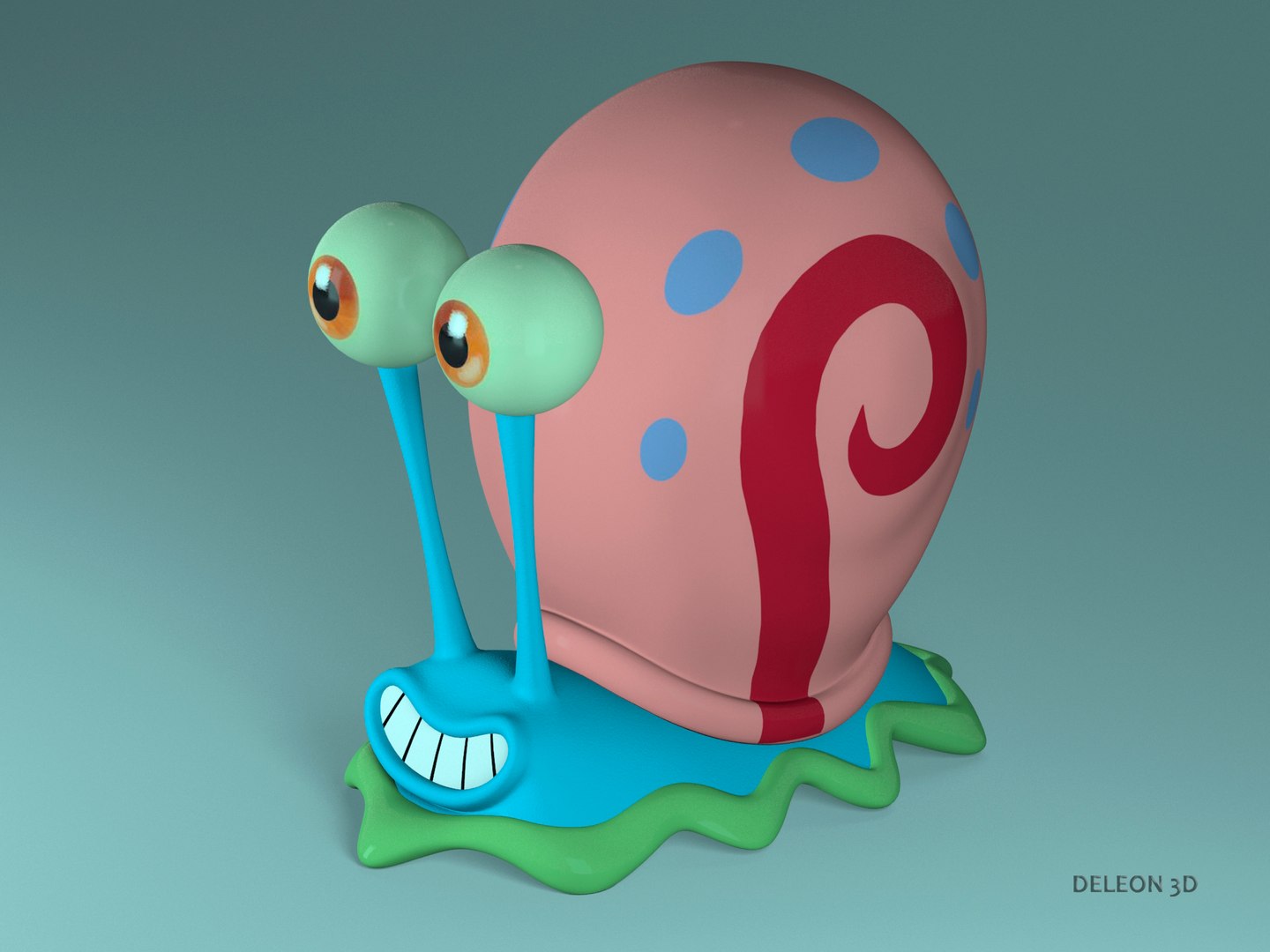 3D Character Gary Snail - TurboSquid 1202592