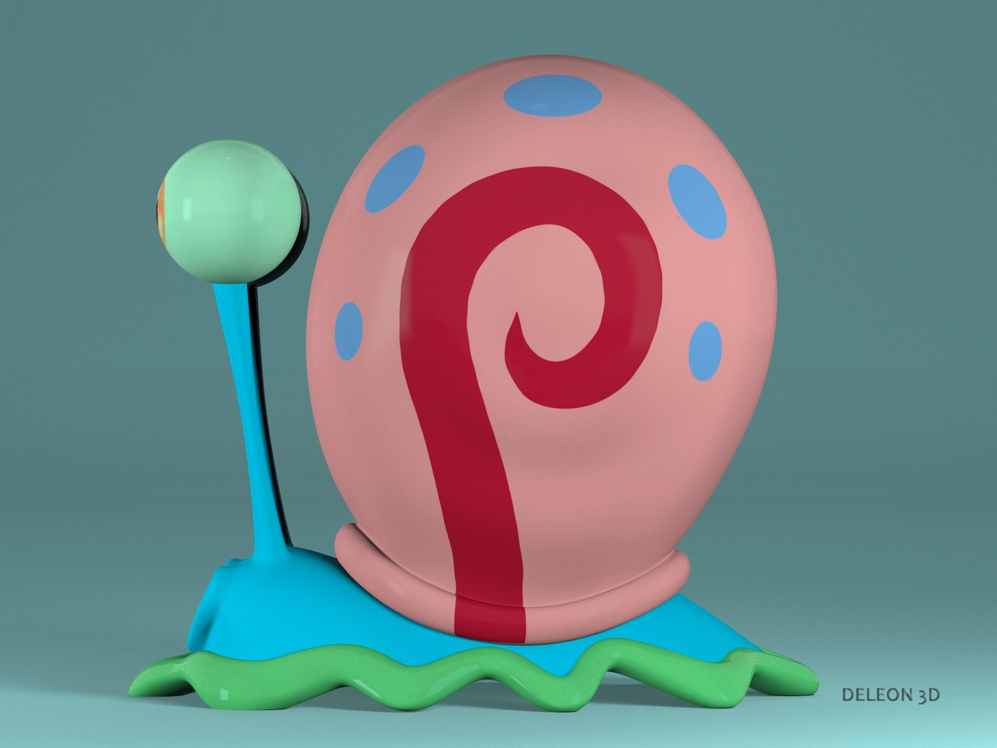 3D Character Gary Snail - TurboSquid 1202592