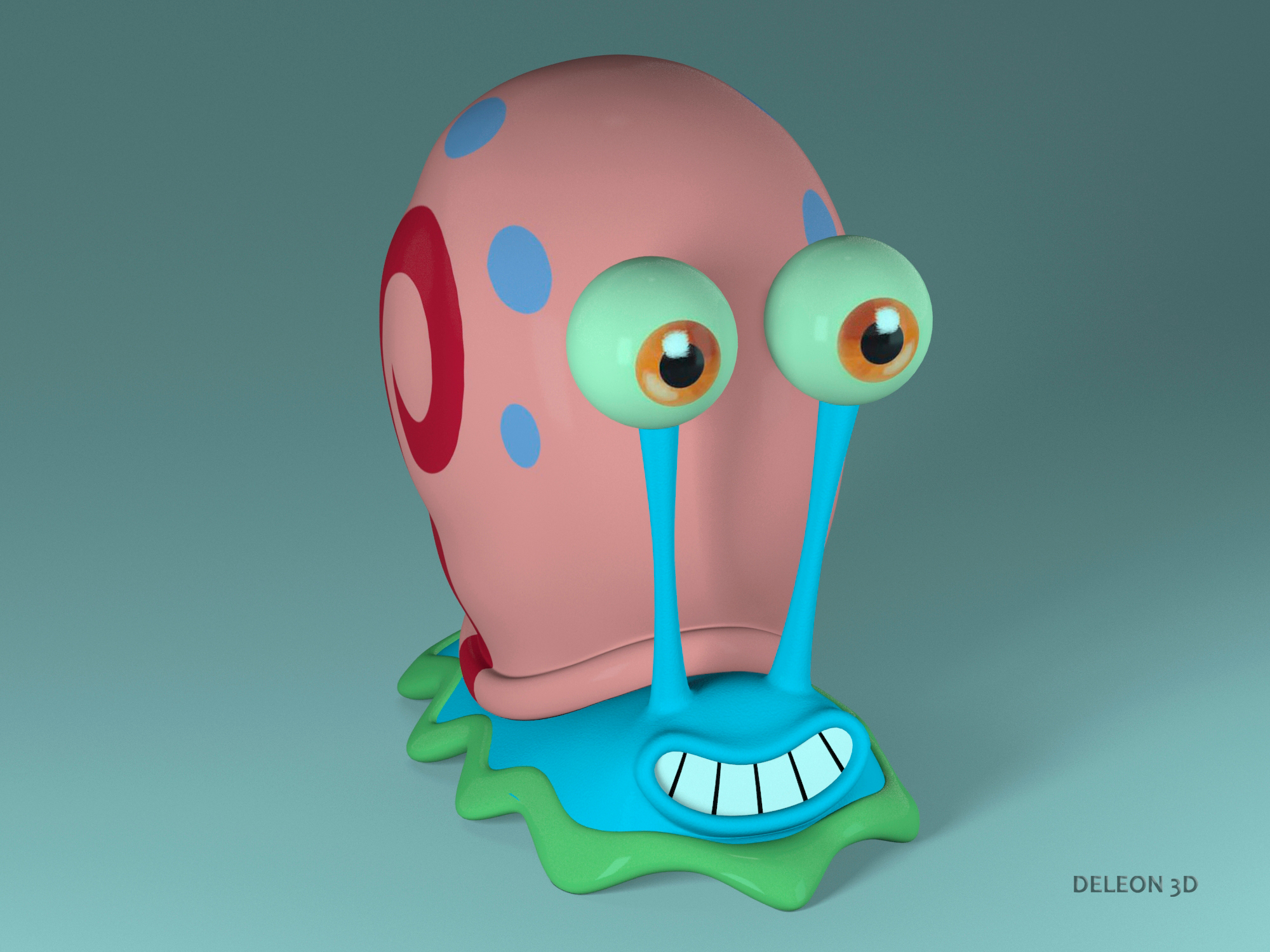 3D character gary snail - TurboSquid 1202592