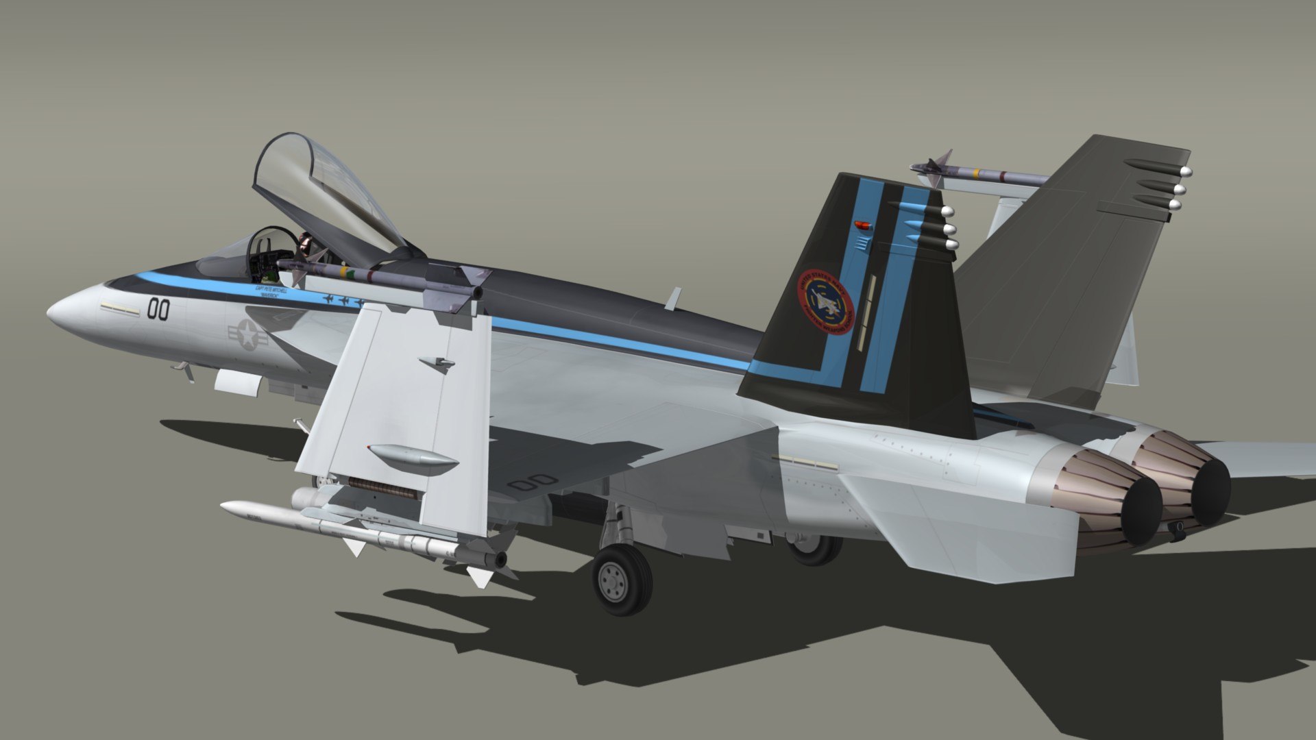 F18 Super Hornet Maverick 3D - TurboSquid 1906694