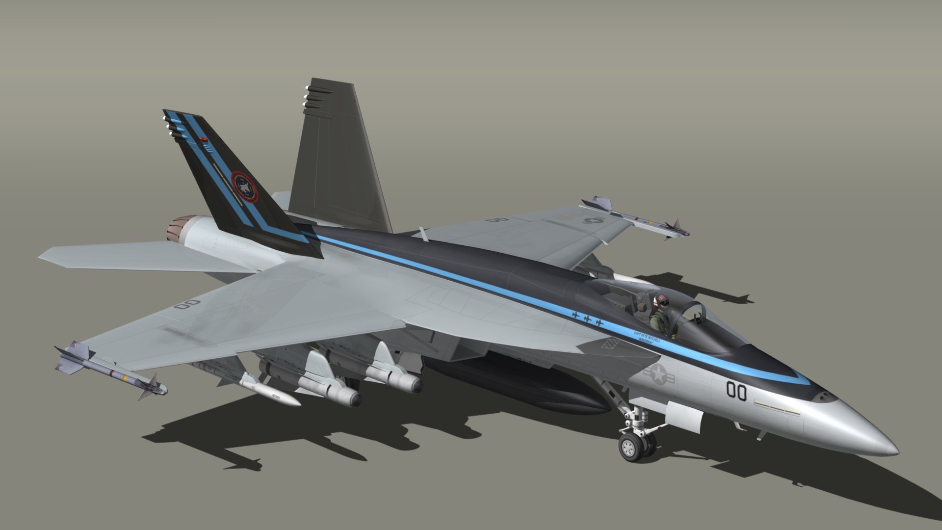 F18 Super Hornet Maverick 3D - TurboSquid 1906694