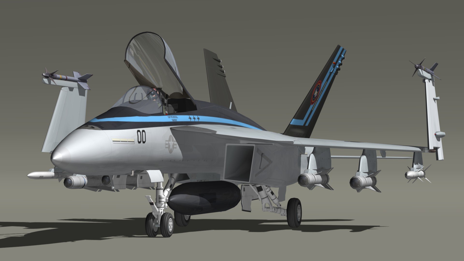 F18 Super Hornet Maverick 3D - TurboSquid 1906694