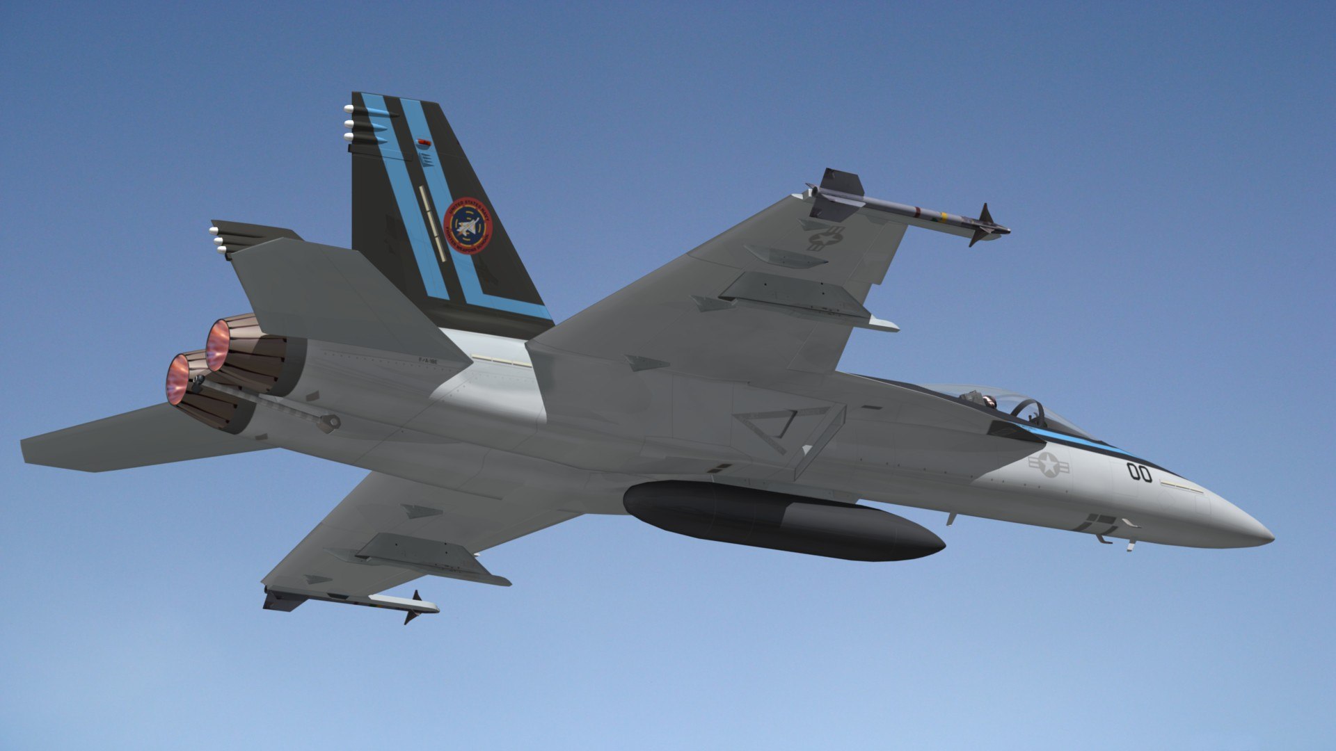 F18 Super Hornet Maverick 3D - TurboSquid 1906694