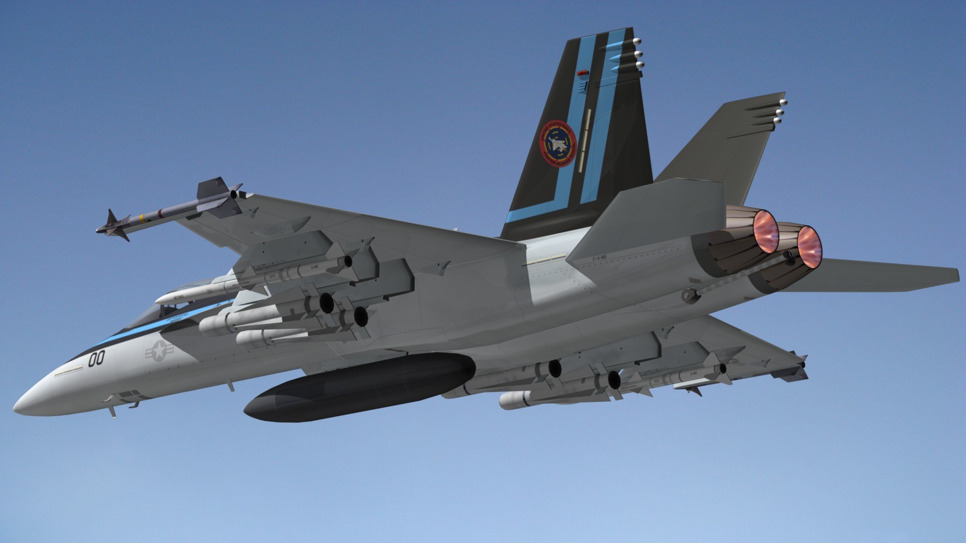 F18 Super Hornet Maverick 3D - TurboSquid 1906694