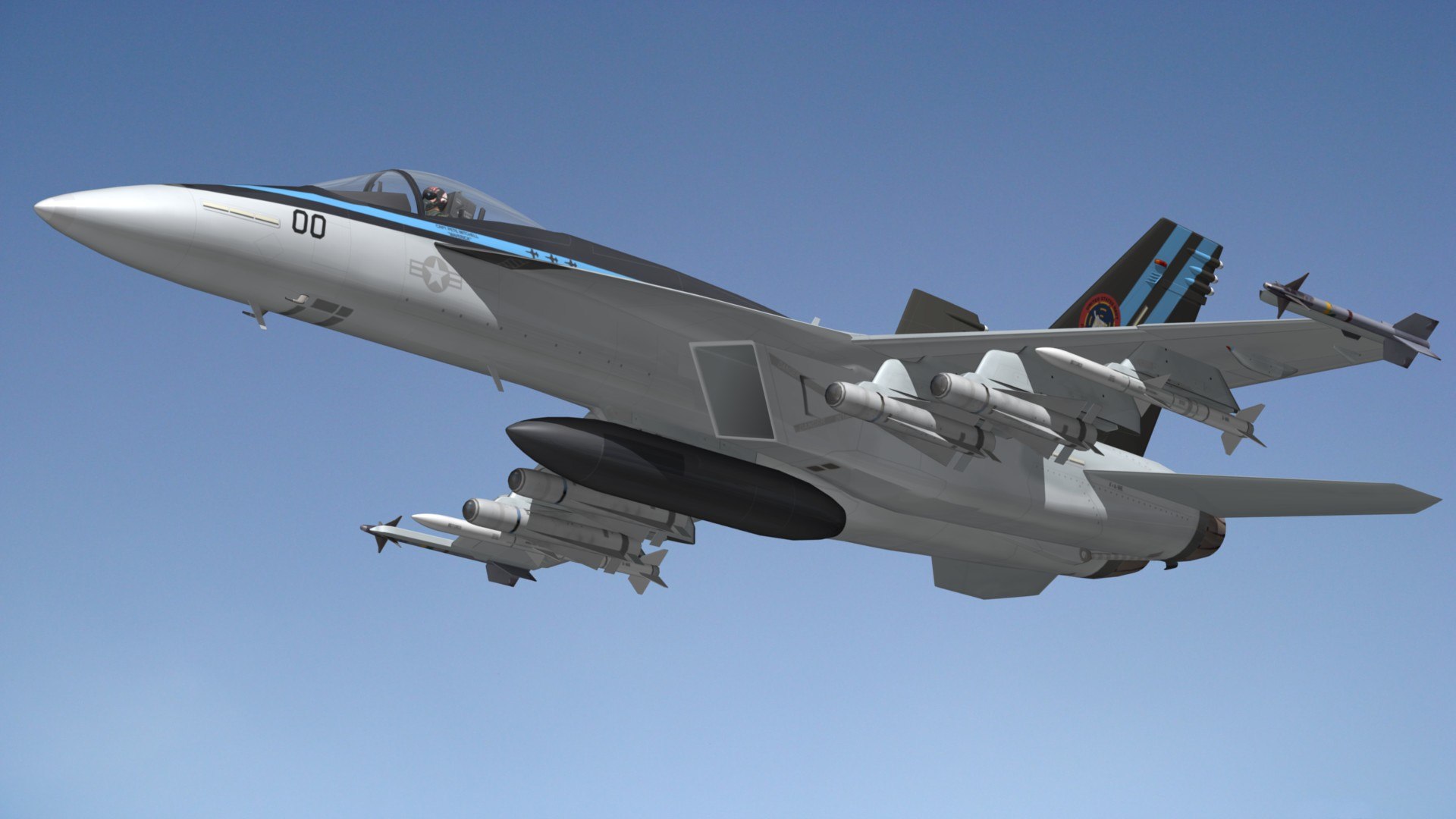 F18 Super Hornet Maverick 3D - TurboSquid 1906694