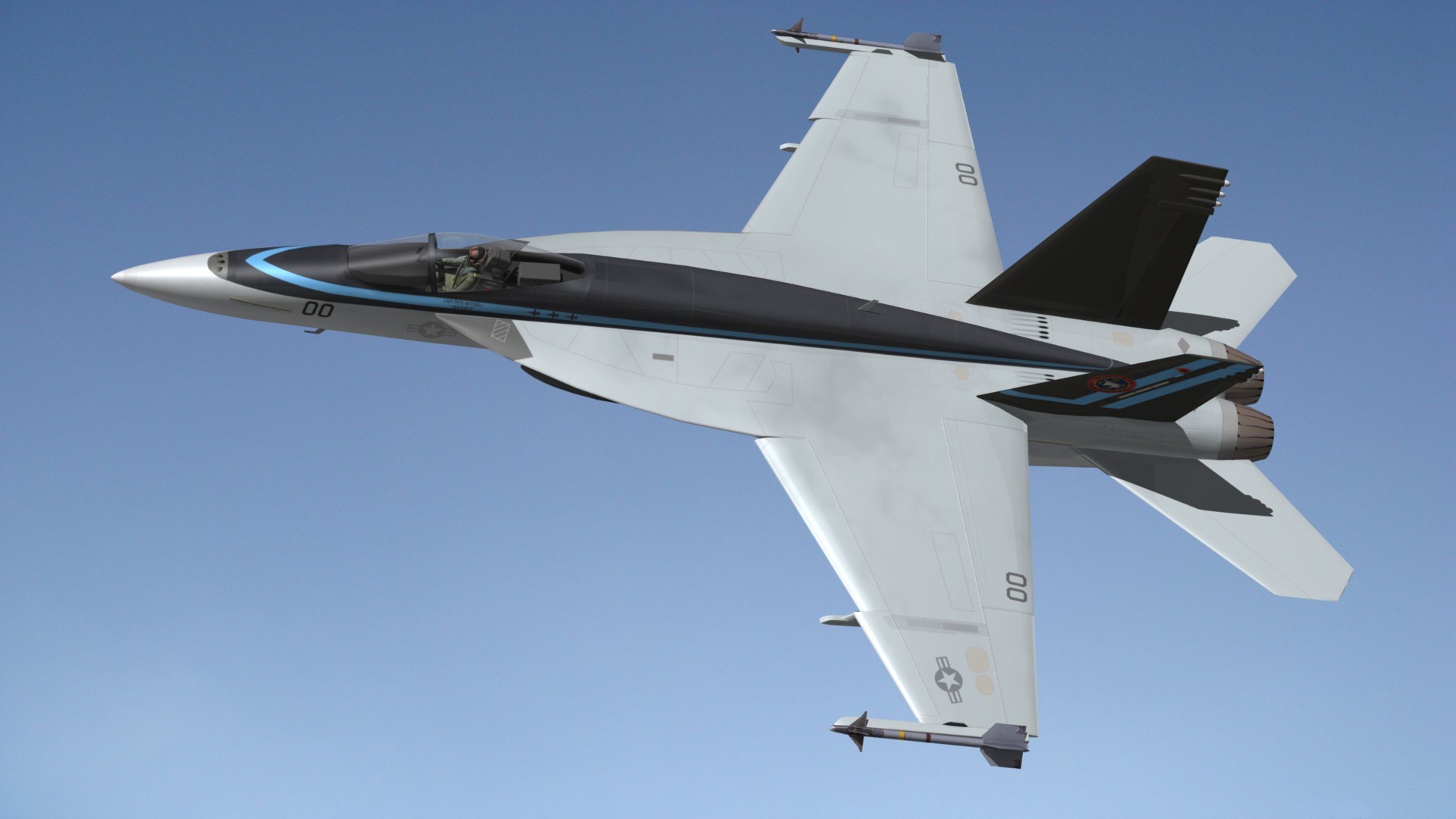 F18 Super Hornet Maverick 3D - TurboSquid 1906694