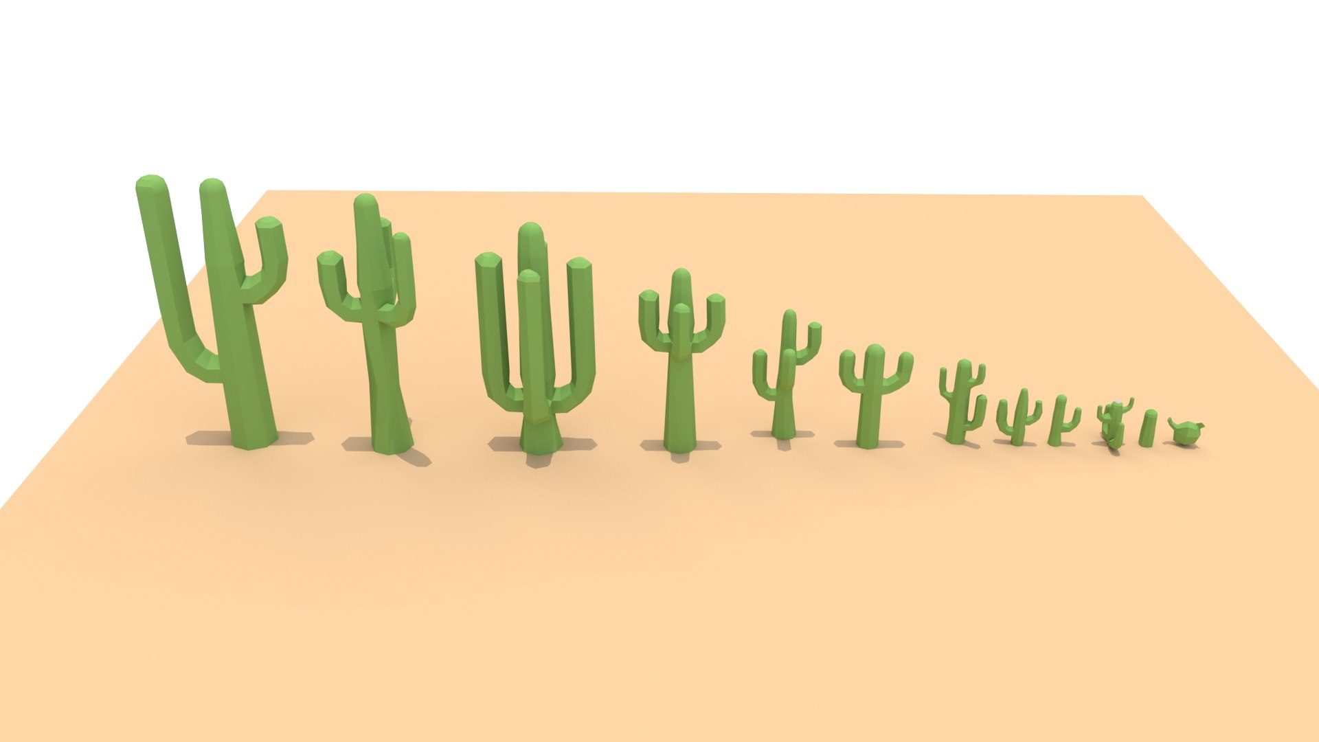 Cactus art 3D - TurboSquid 1665795