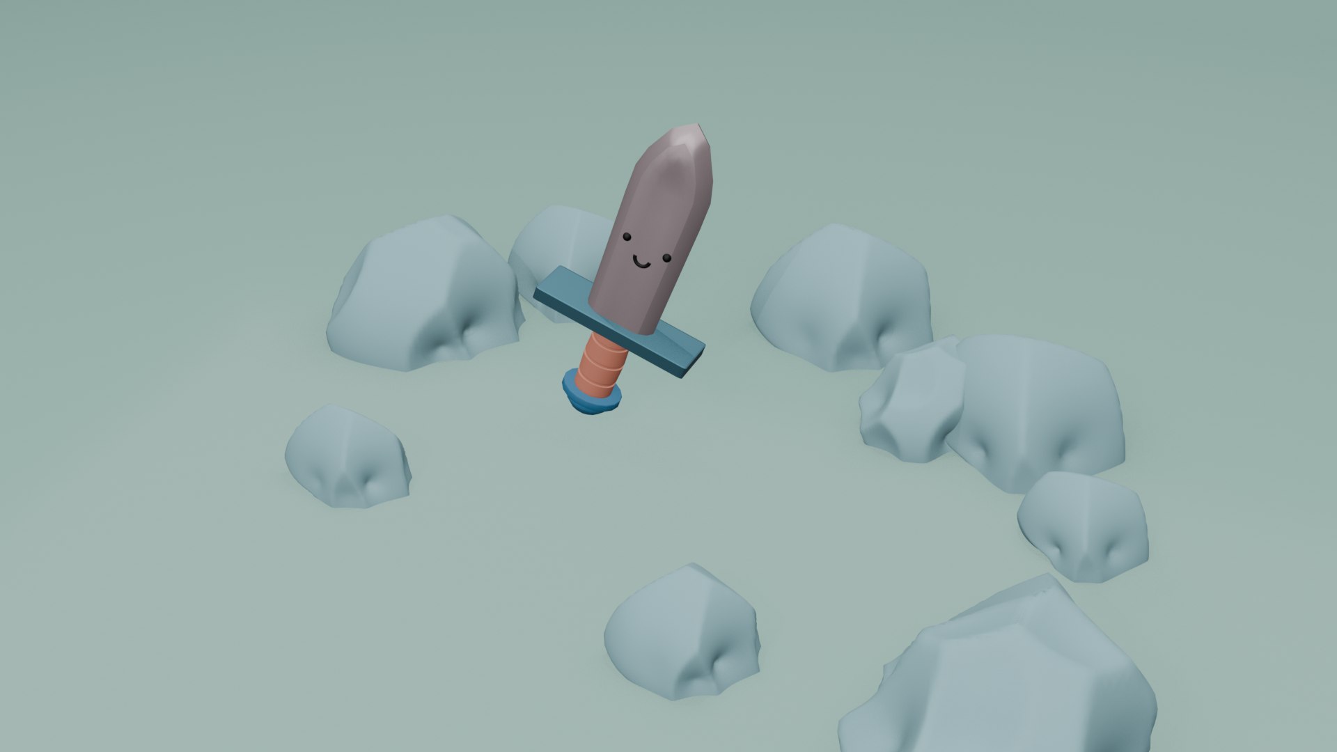 Cute Sword 3D Model - TurboSquid 2281769