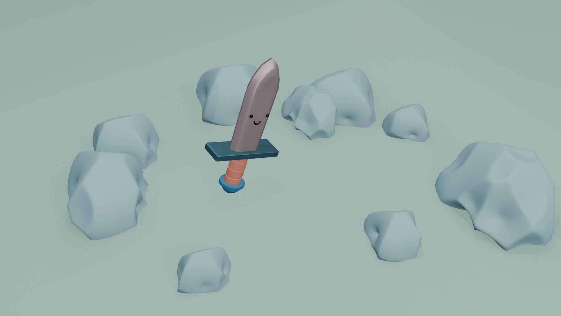 Cute Sword 3D Model - TurboSquid 2281769