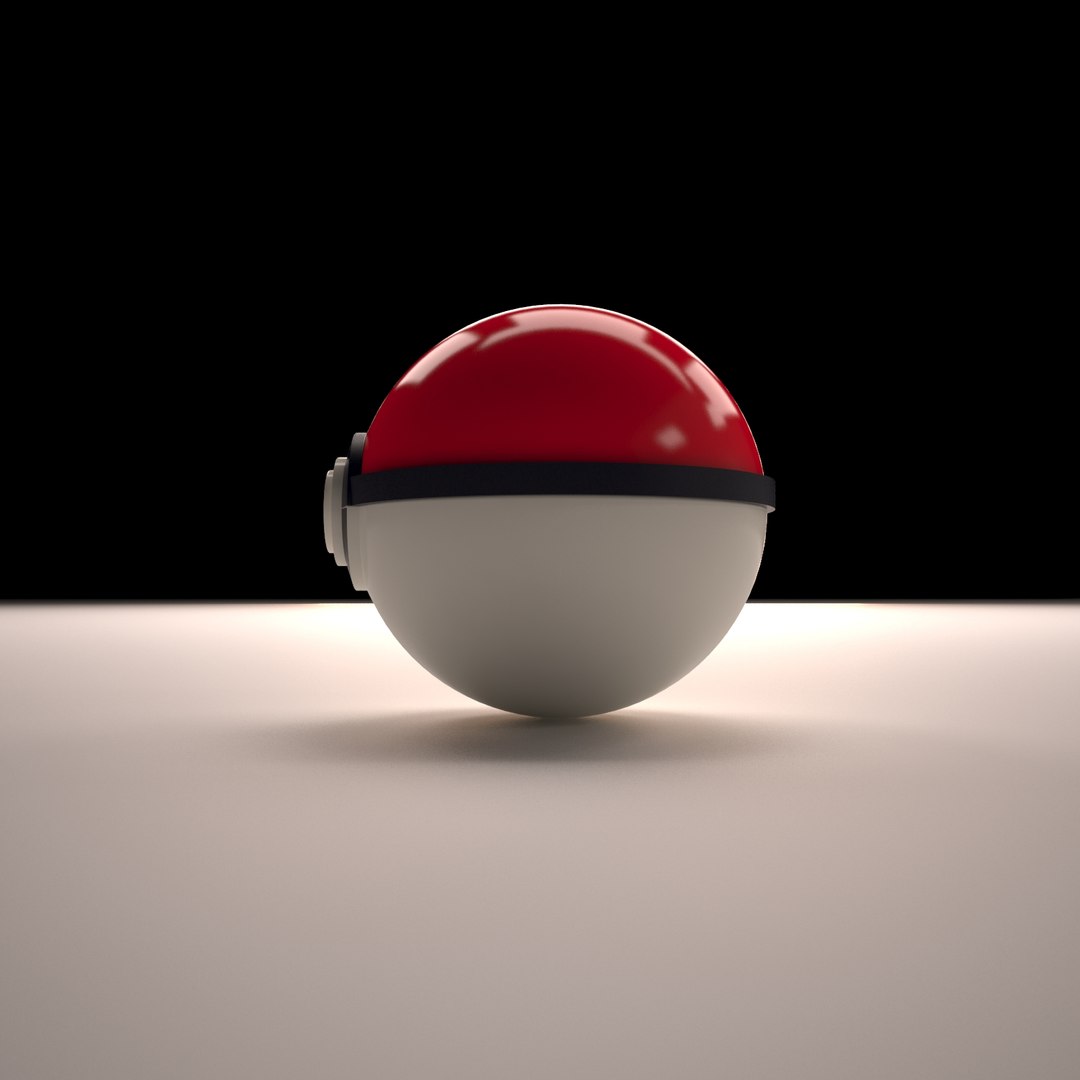 Pokemon Ball 3d Model