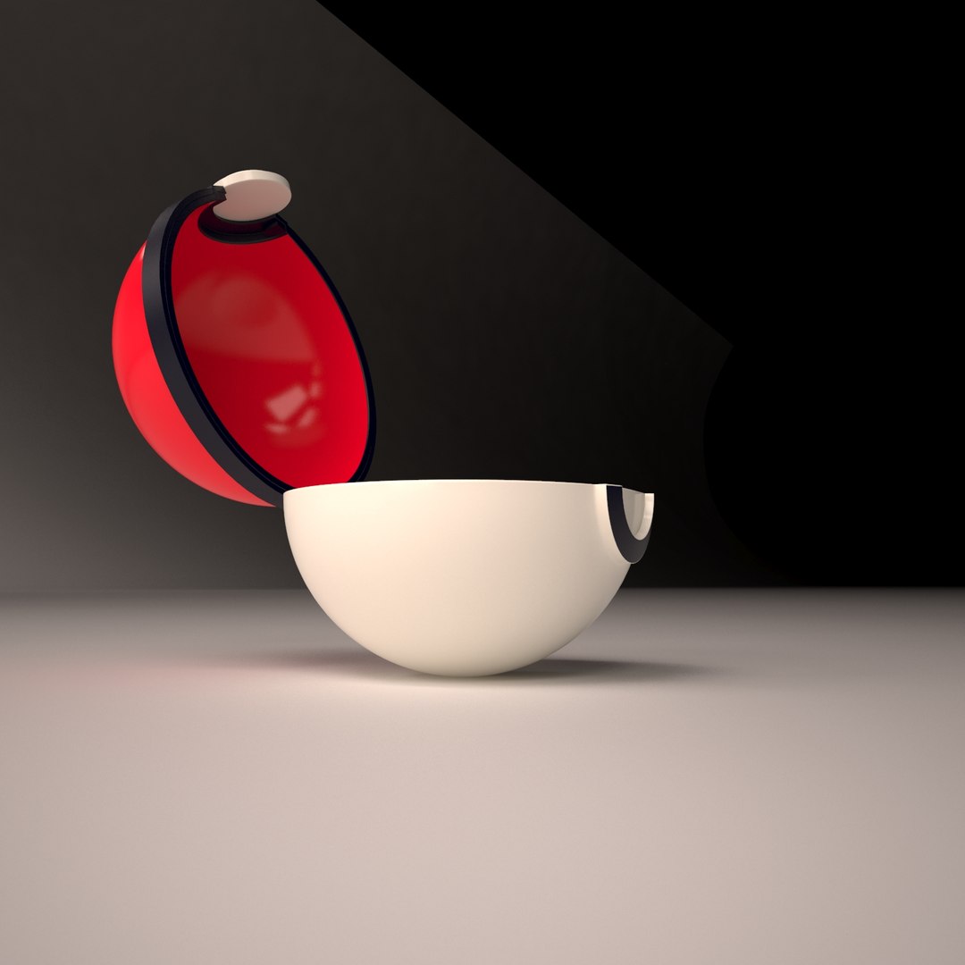 Pokemon Ball 3d Model