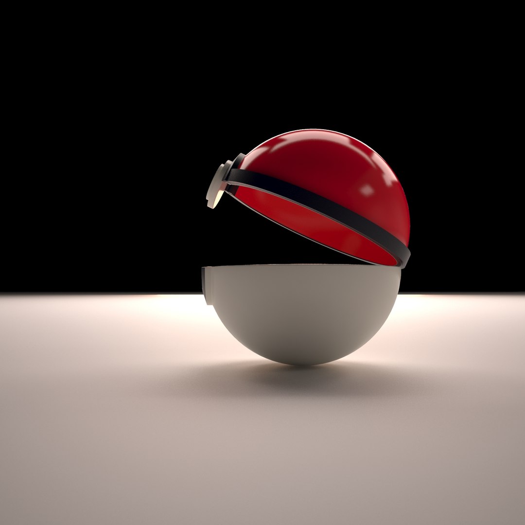 Pokemon Ball 3d Model