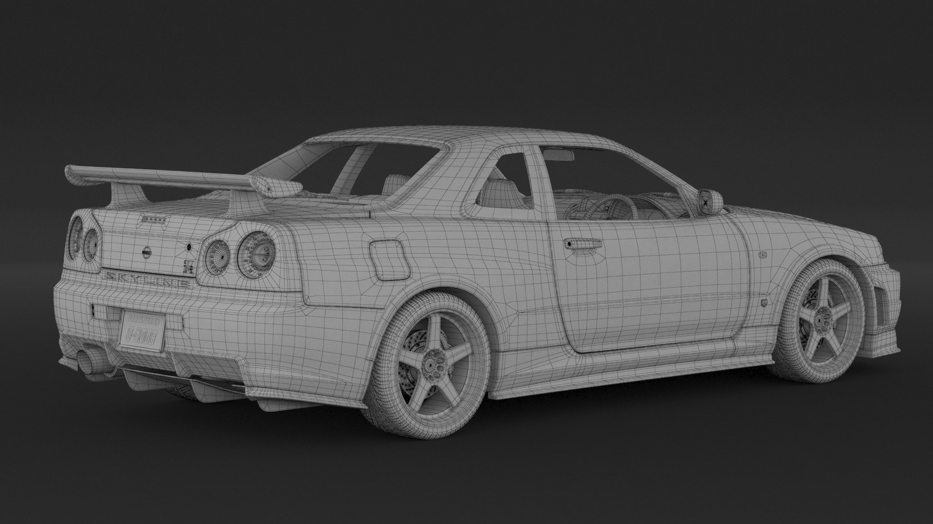 Car Nissan Skyline R34 Model - TurboSquid 1543180