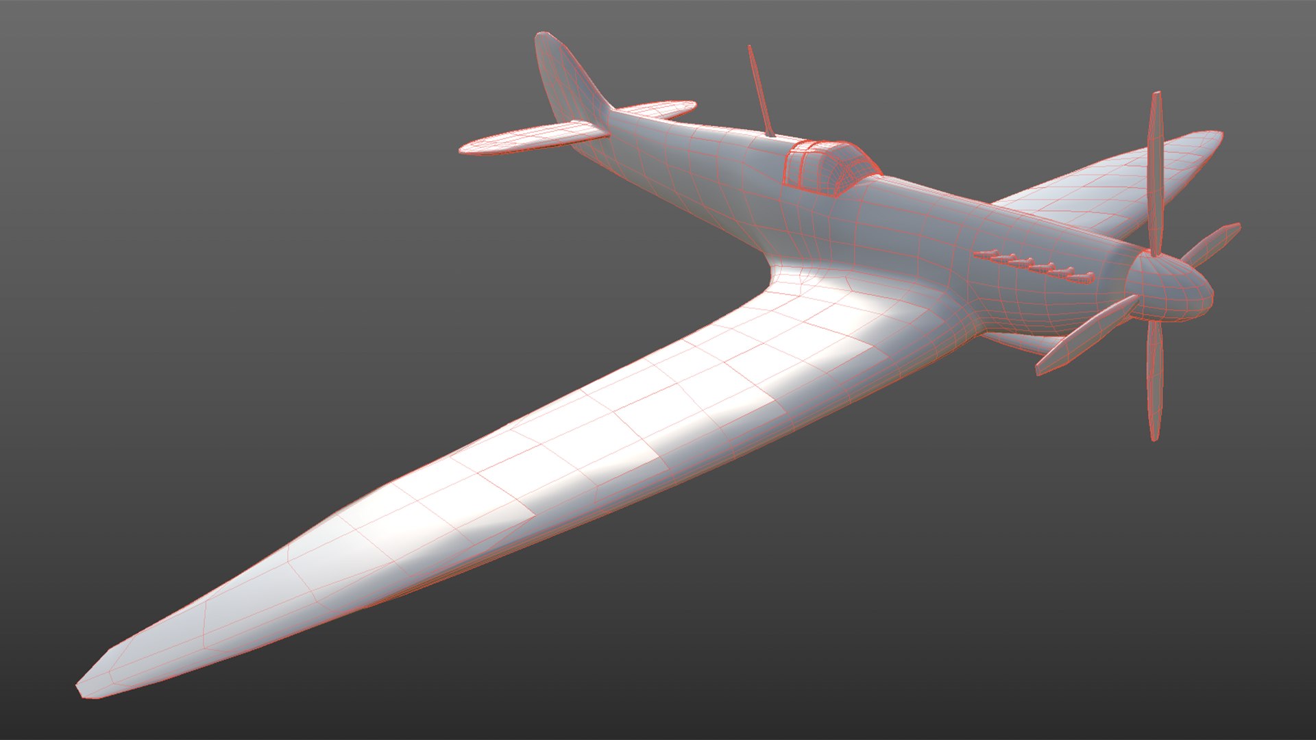 Spitfire Model - TurboSquid 2000011