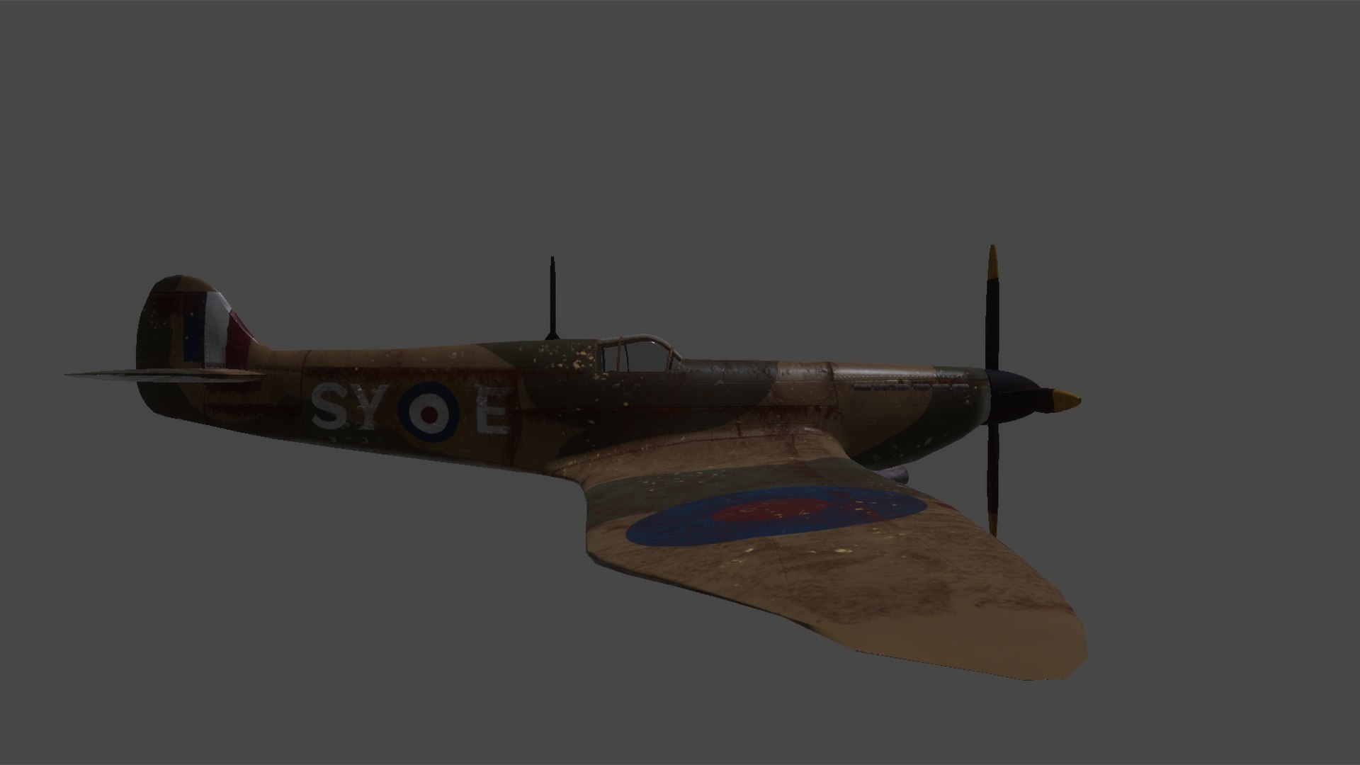Spitfire Model - TurboSquid 2000011